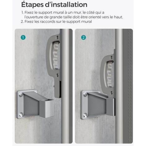 Support Mural pour Stores Latéraux, Accessoire de Fixation Mural ...