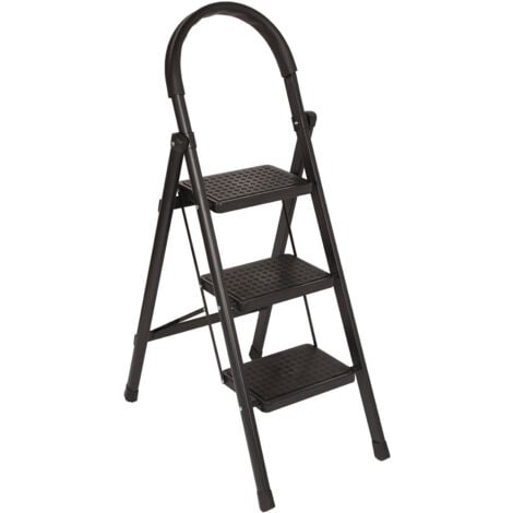 Escabeau, Échelle Pliante 3 Marches, Escabeau Portable , Étagère de ...