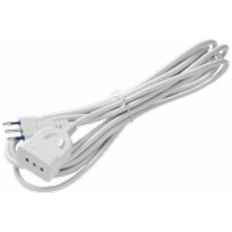 Prolunga 3X1,00 5M Bianco 8071