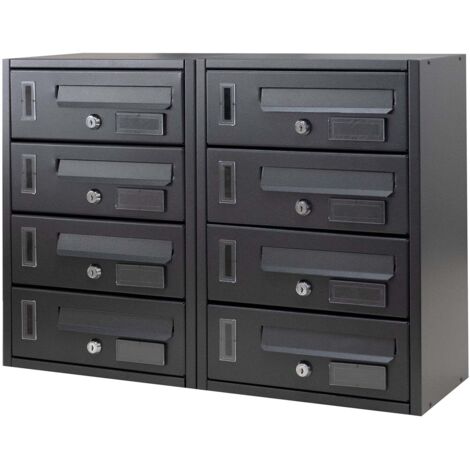 Cassetta postale condominiale da muro buca lettere componibile "Made in ...