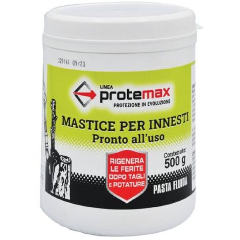 Mastice per innesti composto da pasta elastica pennellabile per alberi da frutto e ornamentali