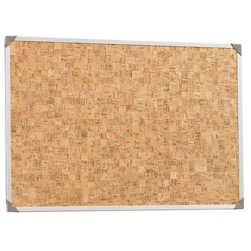 Tableau liège 90x60cm cadre alu