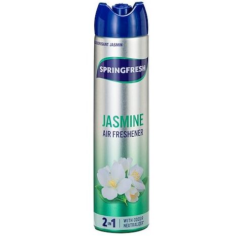 Désodorisant parfumant Springfresh jasmin - aérosol de 300 ml - Maxiburo