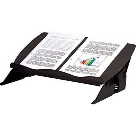 Support de document de bureau inclinable et coulissant Fellowes gris ...