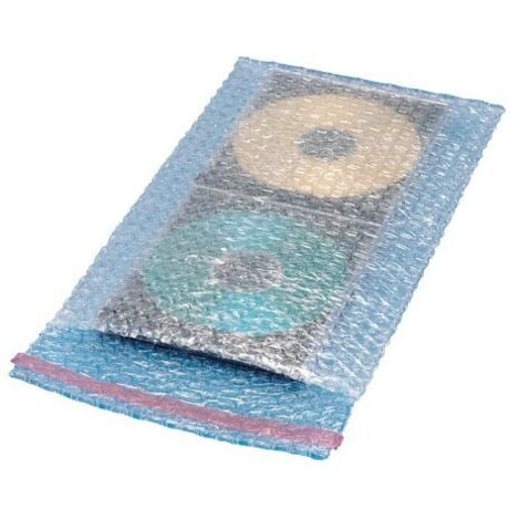 Sachet bulle avec rabat adhésif 180 x 235 mm - Carton de 300