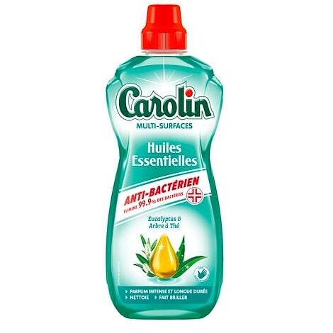 Nettoyant multi-surfaces anti-bactérien Carolin Huiles essentielles ...