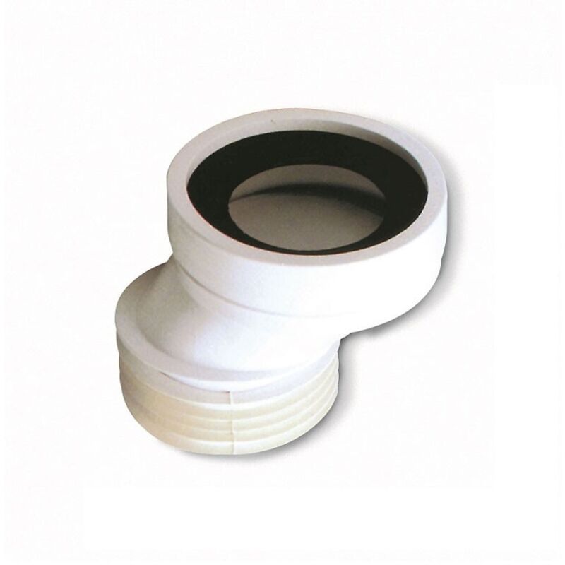TIRINNANZI Prolunga Wc Polipropilene Bianco Eccentrica Ø90/110X100 ...