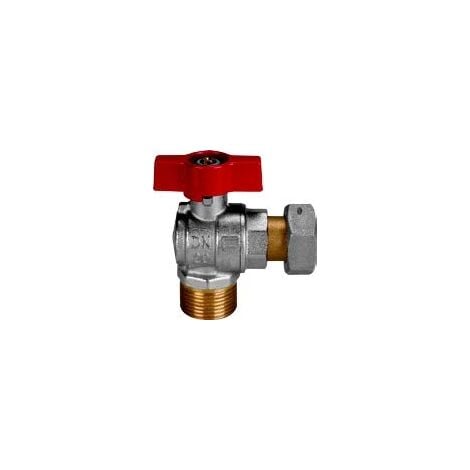 EFFEBI Aster 2166R Valvola Sfera Squadra Ø1/2"X3/4" Bocchettone E ...