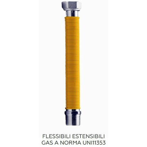 Flessibile estensibile LEO DN15 MF1234 UNI11353 200-400mm F0001-00142