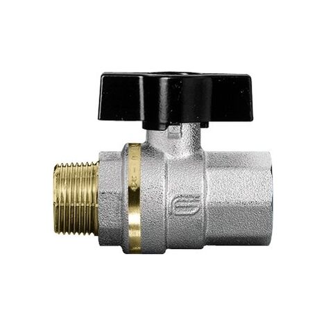 EFFEBI Galaxy 0522F Valvola Sfera Ø1/2" Maschio/Femmina Con Farfalla ...