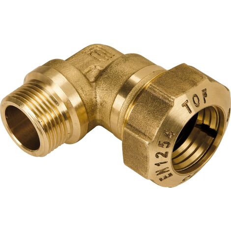 EFFEBI Tof/G M Ot Gomito 90° Maschio Ottone Ø50X1.1/2" Per Polietilene - 10060008P