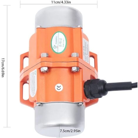 Vibrationsmotor AC 90 W Vibration Asynchronvibrator 220 V 3000 RPM, 90 ...