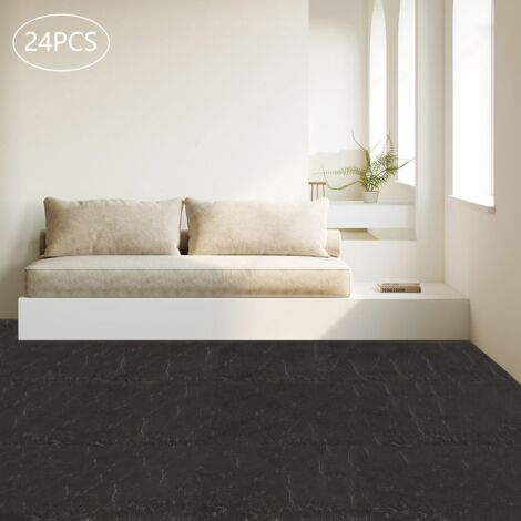 24pcs Schwarz Anti-Rutsch-Matte Tür Teppichboden Anti-Rutsch-Matte 60x30cm