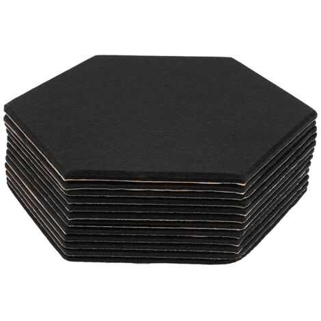 12 Pack 30x35cm Kunst Akustikpaneele Hexagonale Deko-Paneele für ...