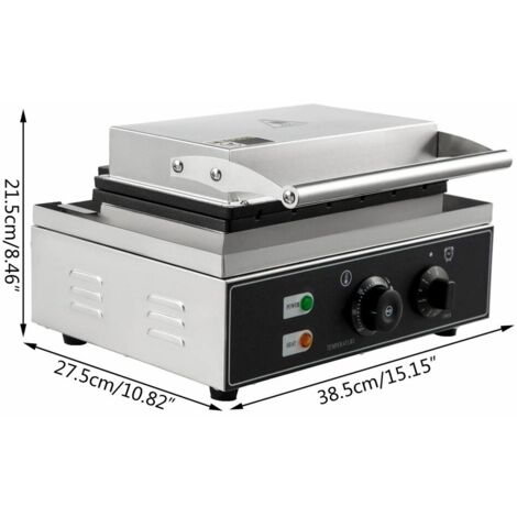 Profi Waffel Maker Machine Antihaft-Pfanne Belgisches Waffeleisen ...