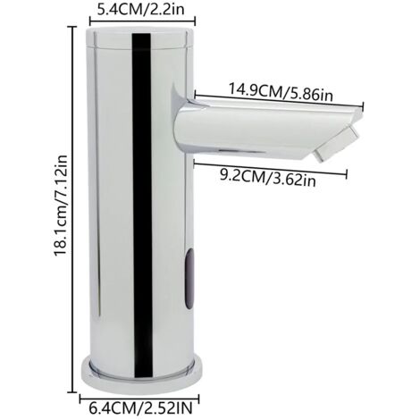 Wasserhahn mit automatischem Sensor, Wasserhahn mit Infrarotsensor ...