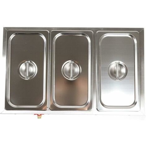 220V Wasserbad Speisenwärmer Elektrischer Bain Marie Buffet Dampfgarer ...