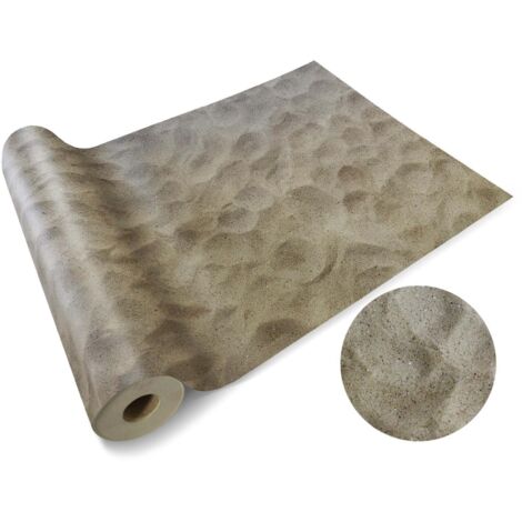 Revêtement de sol PVC 3D Moonlight Vinyle Sable 200 x 150 cm