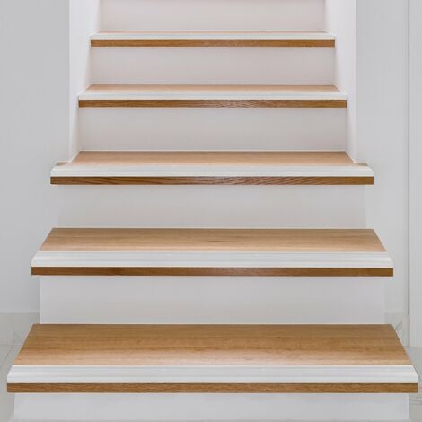 Seuil d'escalier Glory Aluminium anodisé Forme: L Argent L 134 cm