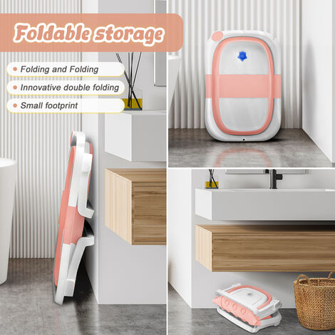 Kind Faltbare Babybadewanne,Haloyo®,Faltbare Baby Badewanne ...