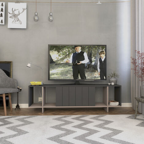 Decortie Zitano Modern TV Stand Multimedia Centre TV Unit With Storage ...