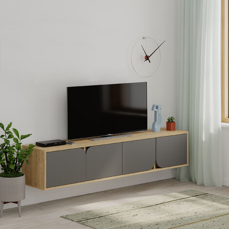 Decortie Spark Modern TV Stand Multimedia Centre TV Unit With Storage ...
