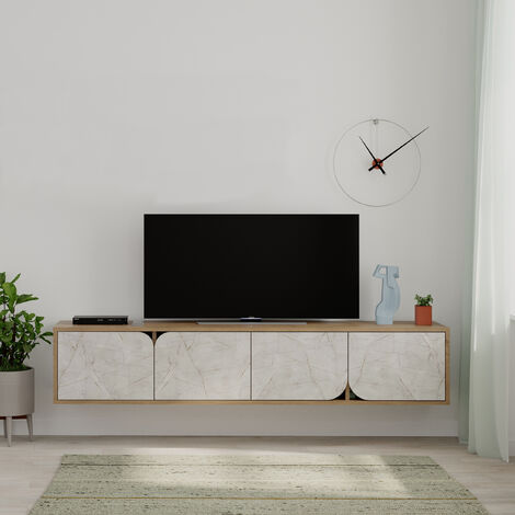 Decortie Spark Modern TV Stand Multimedia Centre TV Unit With Storage ...