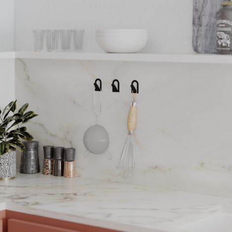 Decortie Astra Metal Hanger Set of 3 - Texture Black