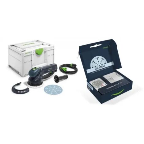 Festool RO 150 FEQ GR-Set P Levigatrice orbitale rotativa con set di ...