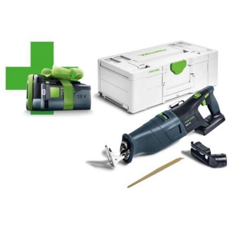 Festool RSC 18 EB-Basic-5,0 Sega a gattuccio Brushless a batteria 18 V