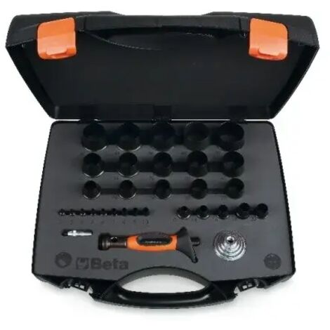 Beta 1105C/32T Assortimento di fustelle ed accessori in cassetta 29 Pz.