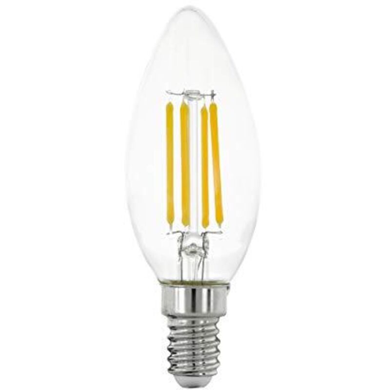 Set 2 lampadine a candela LED E14 4 W 470lm 2700 K - Eglo