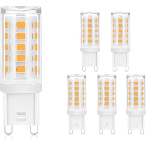ZMH 5 pièces Ampoule G9 Led - Blanc chaud 3000K, Ampoule G9 LED 220V ...