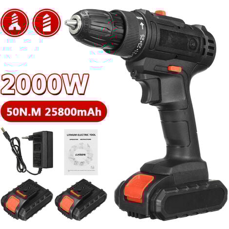 21V Perceuse-visseuse à percussion manuelle sans fil Perceuse-visseuse ...