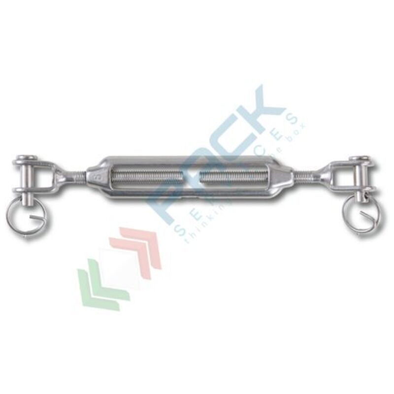 TENDITORE 2 FORCELLE M8 IN ACCIAIO INOX AISI 316 - 8209 M8