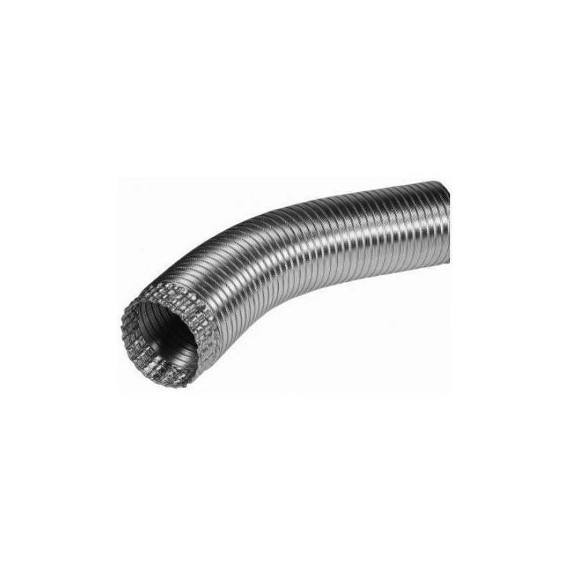 TUBO FLESSIBILE IN ALLUMINIO ALLUNGABILE FINO A 3 MT DA MM.220