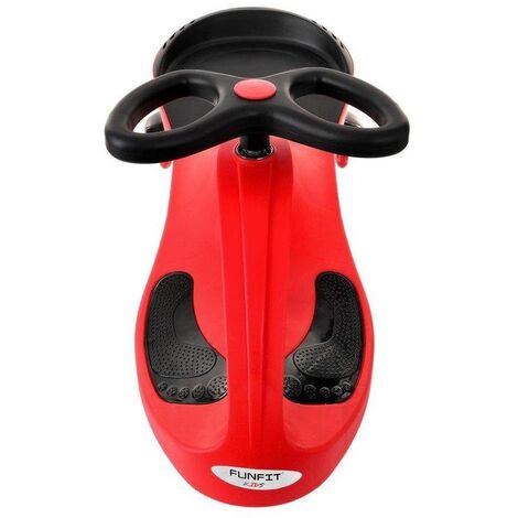 Wiggle car - wobble car - con ruedas iluminadas con LED - rojo