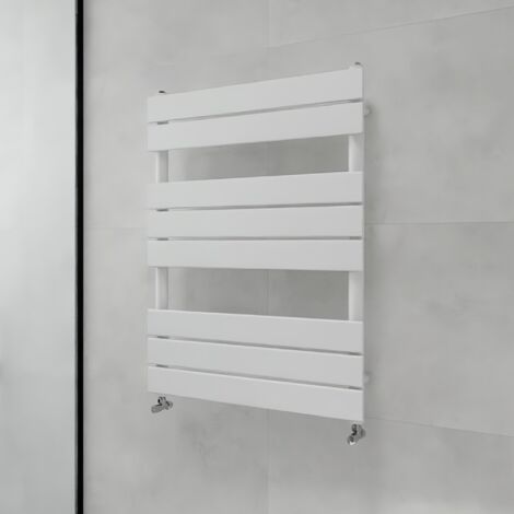 Acezanble Flat Panel Towel Rail Radiator Central Heating Rad White ...