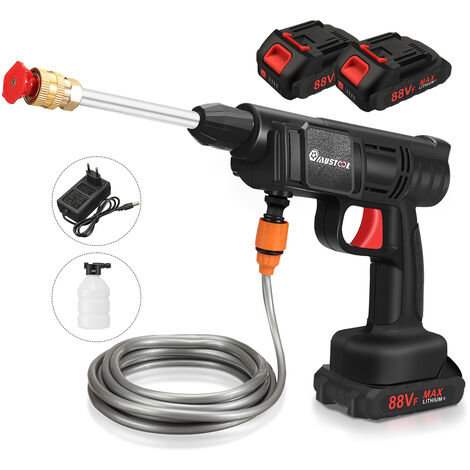 Pistolet pression Nettoyeur haute pression sur batterie AUTSOME 145 PSI 18V 2 batteries Jmax