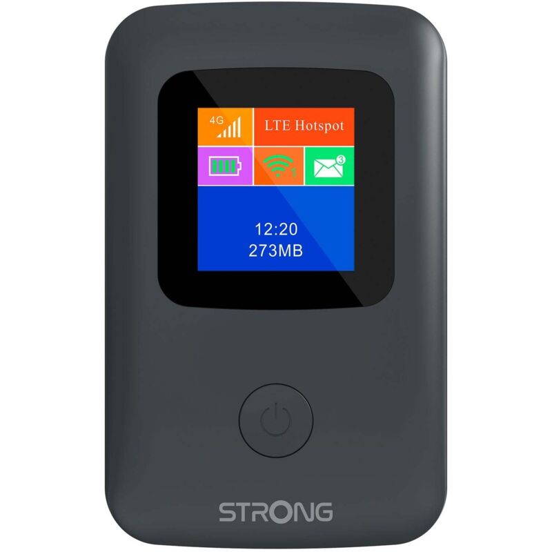 Strong 4G PORTABLE HOTSPOT 150 mit Display Schwarz Multimedia
