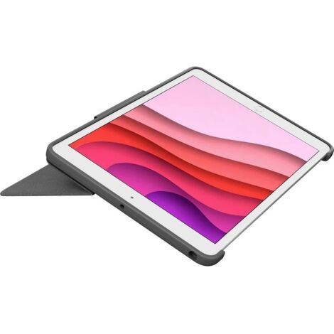 Logitech Combo Touch Tastatur Trackpad Apple iPad 10,2-10,5'' (7. Gen ...