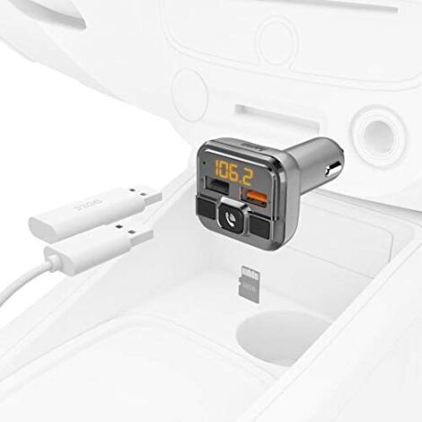 Hama FM-Transmitter 14165 mit Bluetooth®- und Freisprechfunktion
