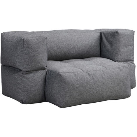 HOME DELUXE Outdoor Sitzsack HEAVEN - Anthrazit - 76 x 152 x 100 cm ...