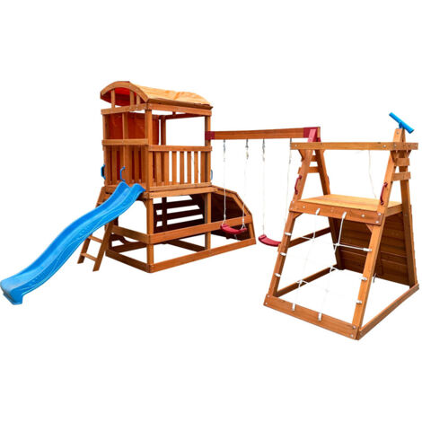 Luxus Kletterturm Mit Rutsche Und Schaukel Bilder