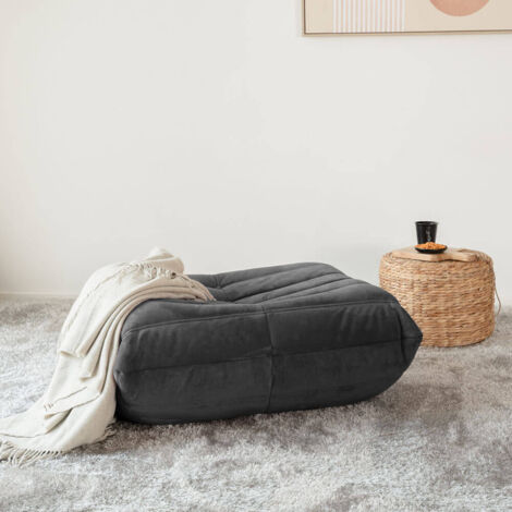 HOME DELUXE - Relaxsessel Hocker CHILL Farbe Anthrazit Relaxsessel ...