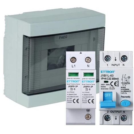 Quadro di campo AC monofase 6Kw light impianto fotovoltaico centralino ...