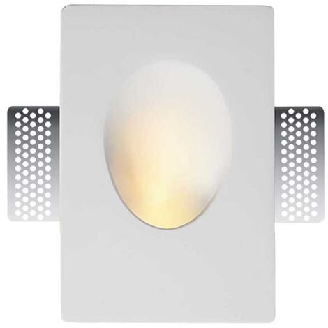 V-TAC VT-11007 portafaretto led in gesso - applique rettangolare da ...