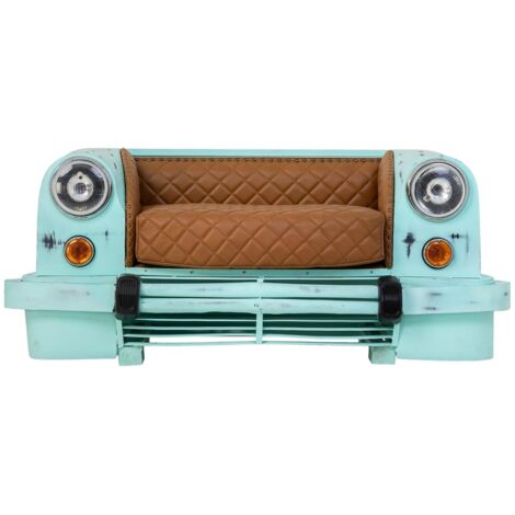 Sofa coche azul 154x76x70