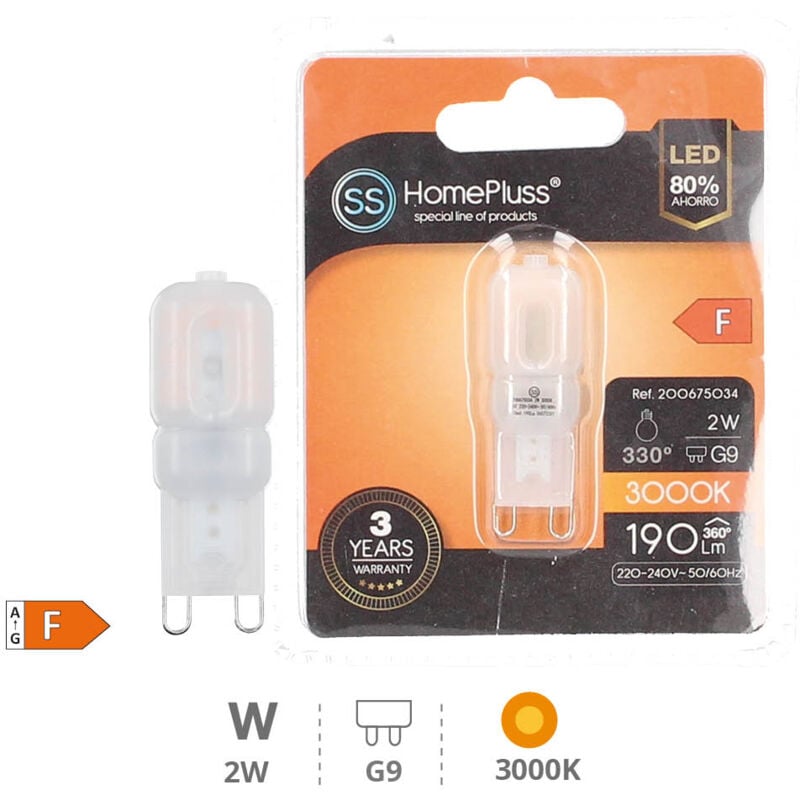 LED G9 2W - BLANC CHAUD