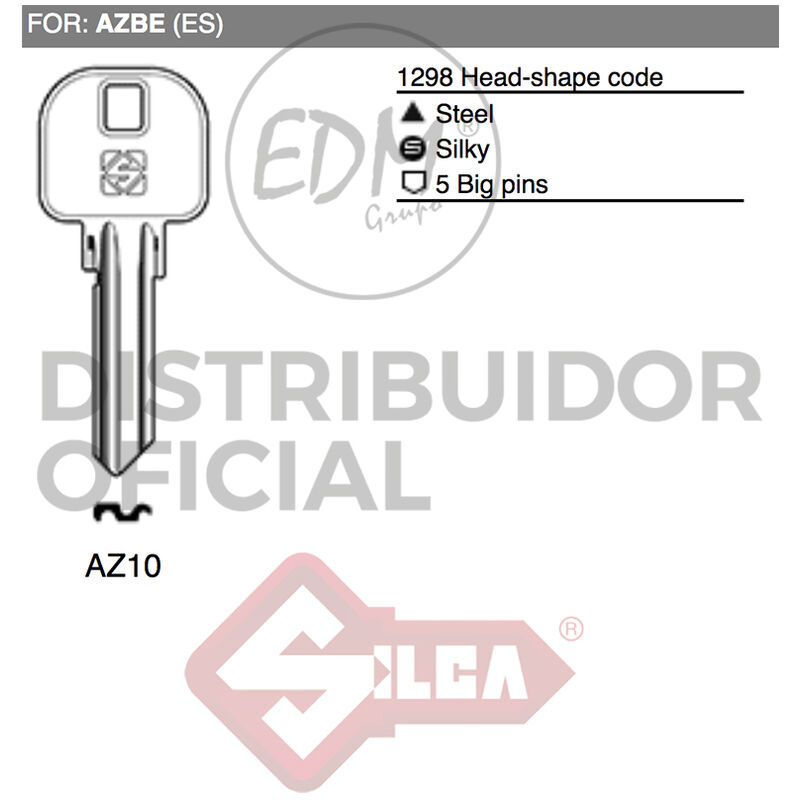 E3/12005 LLAVE ACERO AZ10 AZBE